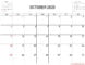 October November December 2020 Calendar