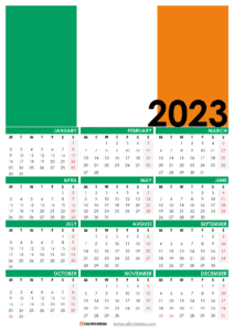 Calendar 2023 Ireland With Holidays Printable