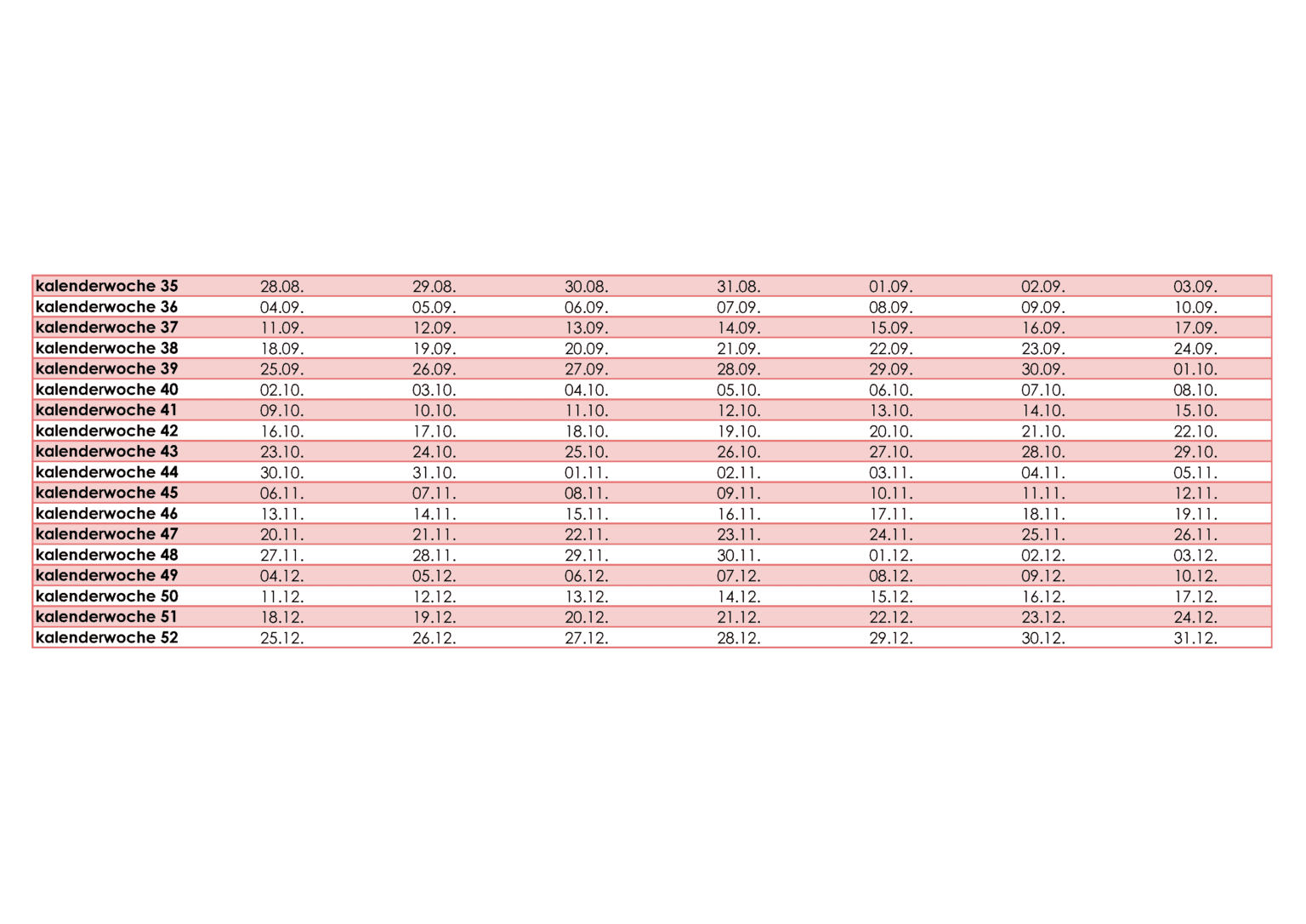 Kalenderwochen 2023 Zum Ausdrucken Kostenlos