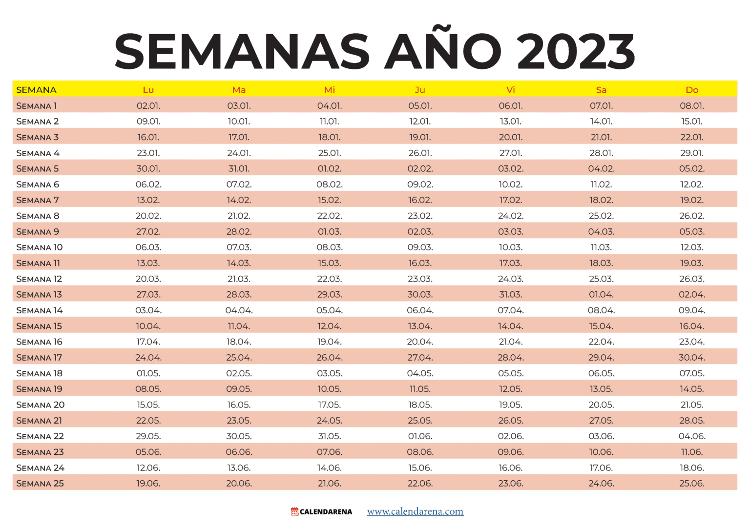Calendario 2023 España Con Días Festivos Para Imprimir