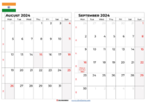 September 2024 Calendar India