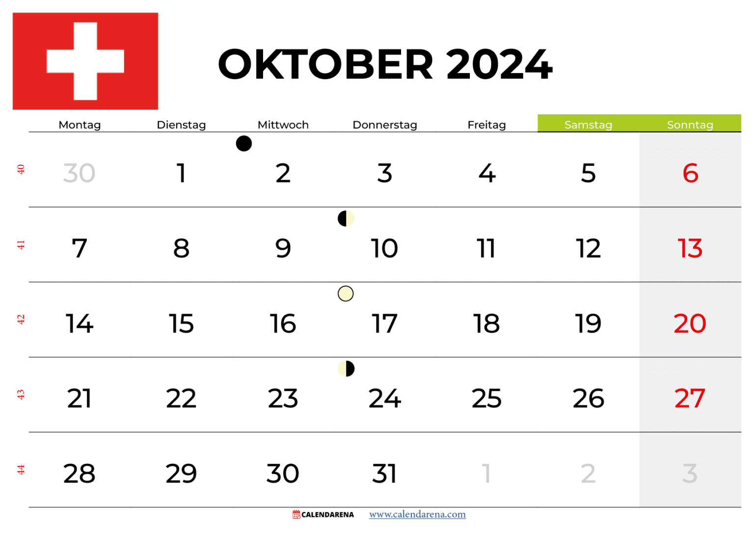 Kalender 2024 Oktober Zum Ausdrucken