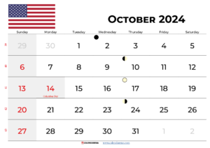 October 2024 Calendar Usa