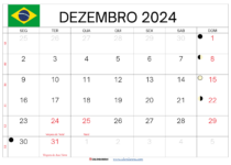 Calendário Dezembro 2024 Brasil – Calendarena