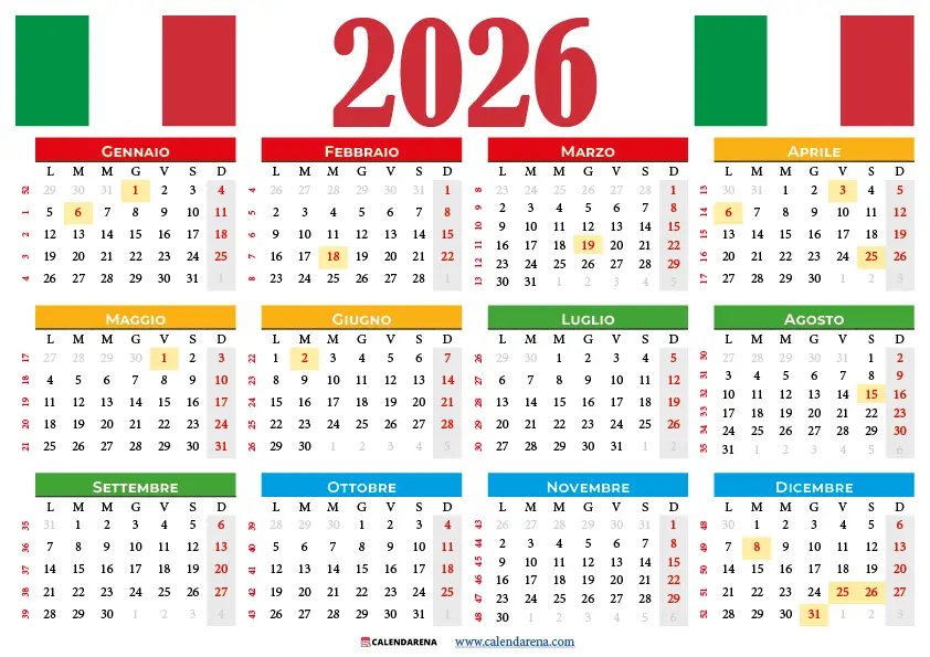 Calendario 2026 Con Festività Pdf: La Guida Completa